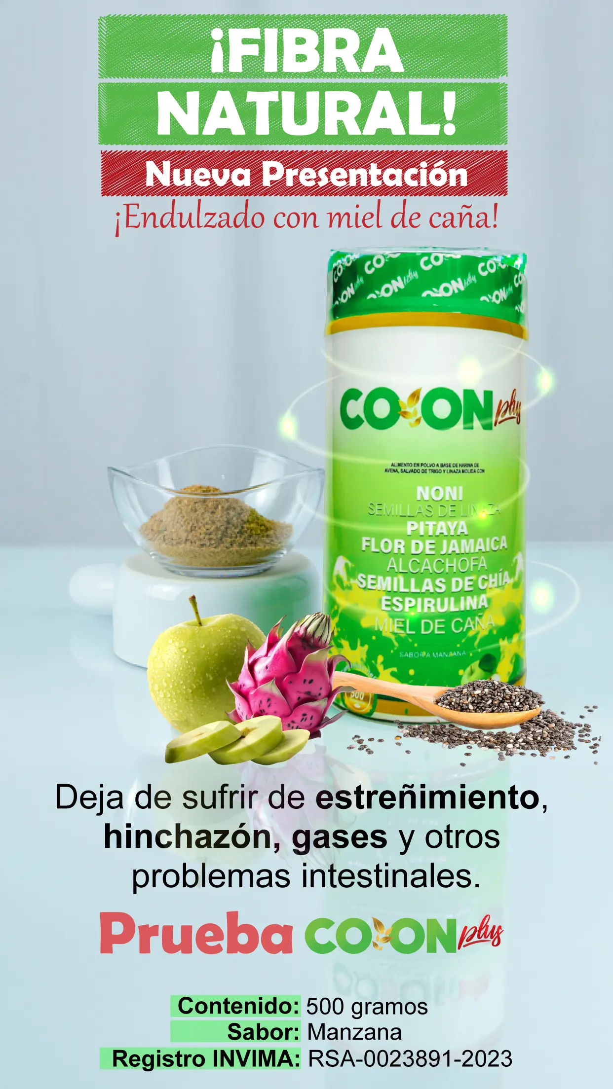 Colon Plus Fibra para el Estreñimiento y Colon Irritable – My Smart Shop